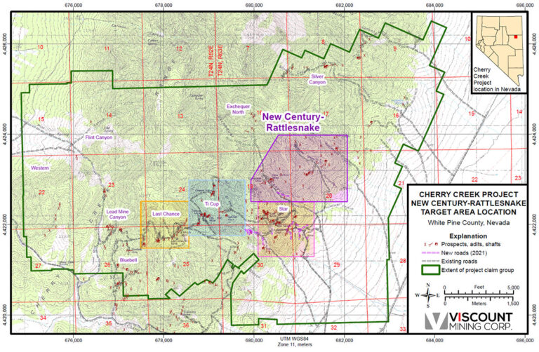 Cherry Creek - Viscount Mining Corp