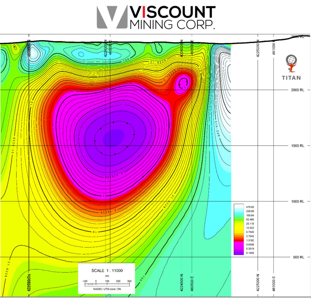 Viscount Mining TITAN MT Survey Confirms Significantly Large Conductive ...